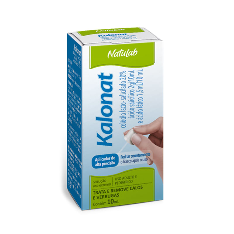 Kalonat Calos e Verrugas 10ml Natulab – Solução Dermatológica Eficaz ...