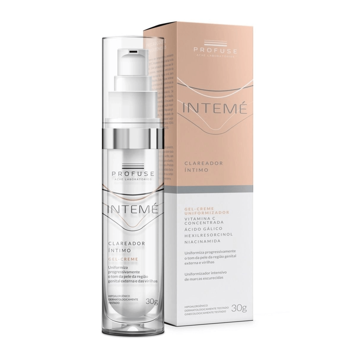 Creme Clareador Íntimo Intemé Gel-Creme 30g Profuse Ache - Drogaria Rosário