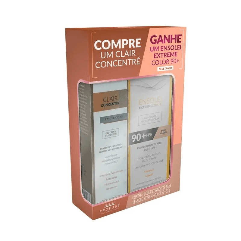 Medicamento Clareador Clair Concentré Kit Profuse 30g+40g - Drogarias ...