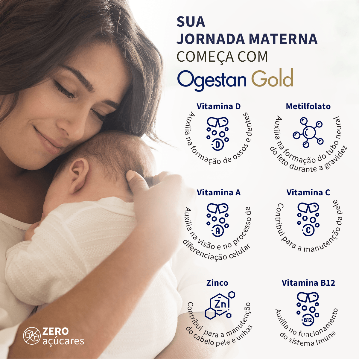Ogestan Gold Besins | Suplemento para Gestantes com DHA e Ferro ...