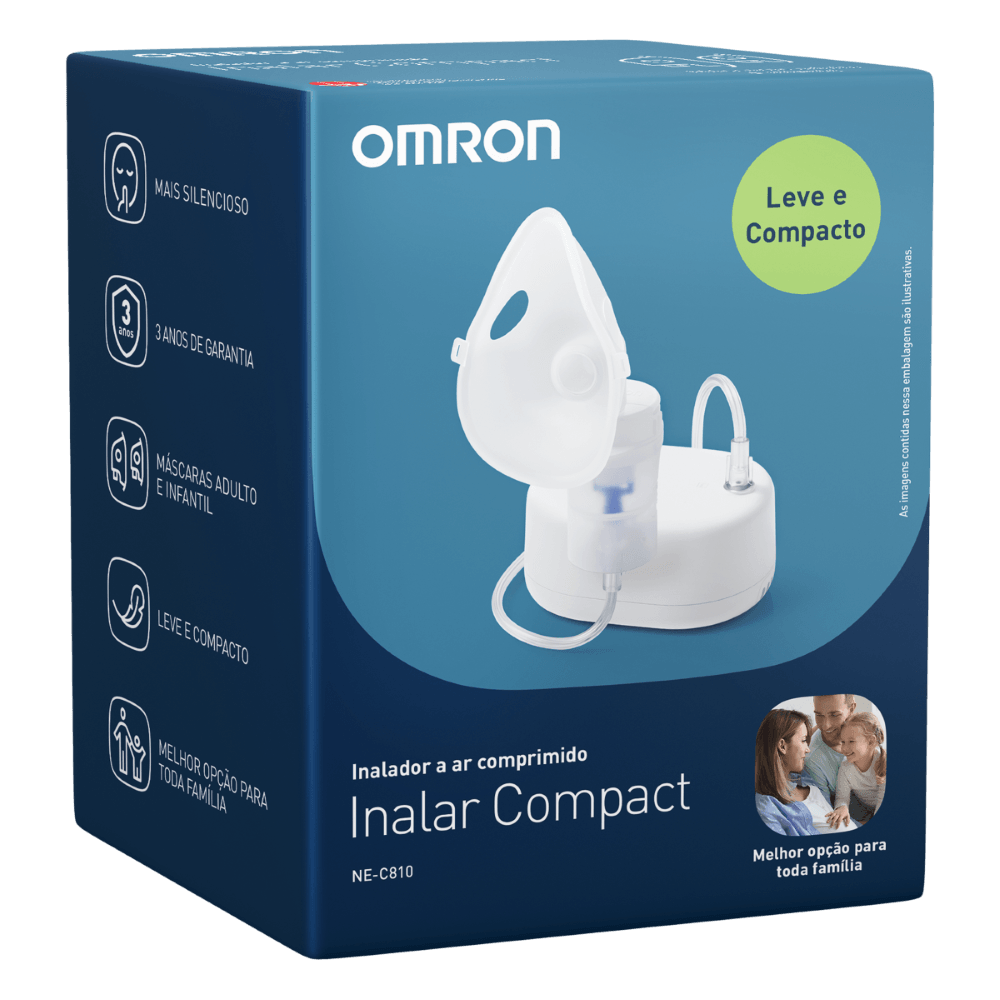 Inalador de Ar Comprimido Inalar Compact NE-C810 Omron 12V - Drogarias ...