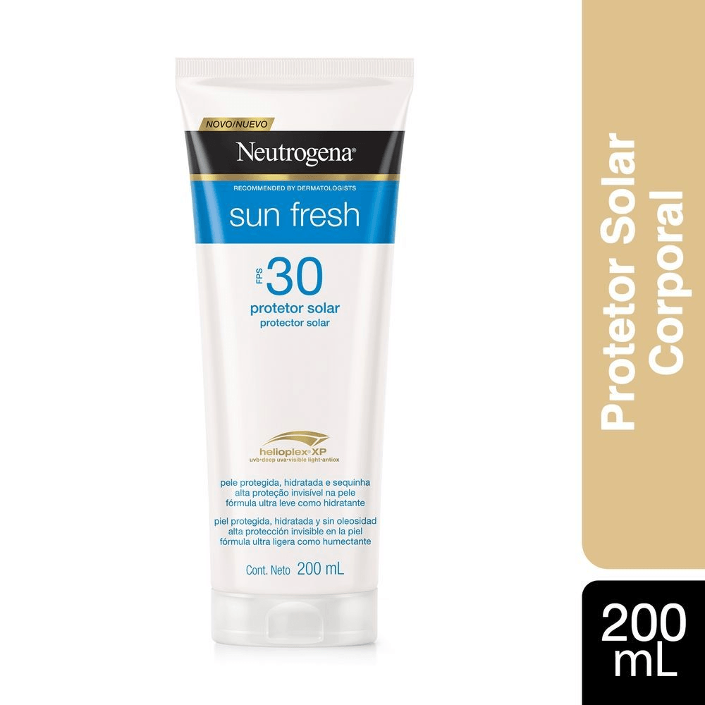 Protetor Solar Sun Fresh FPS 30 200ml Neutrogena - Drogasmil