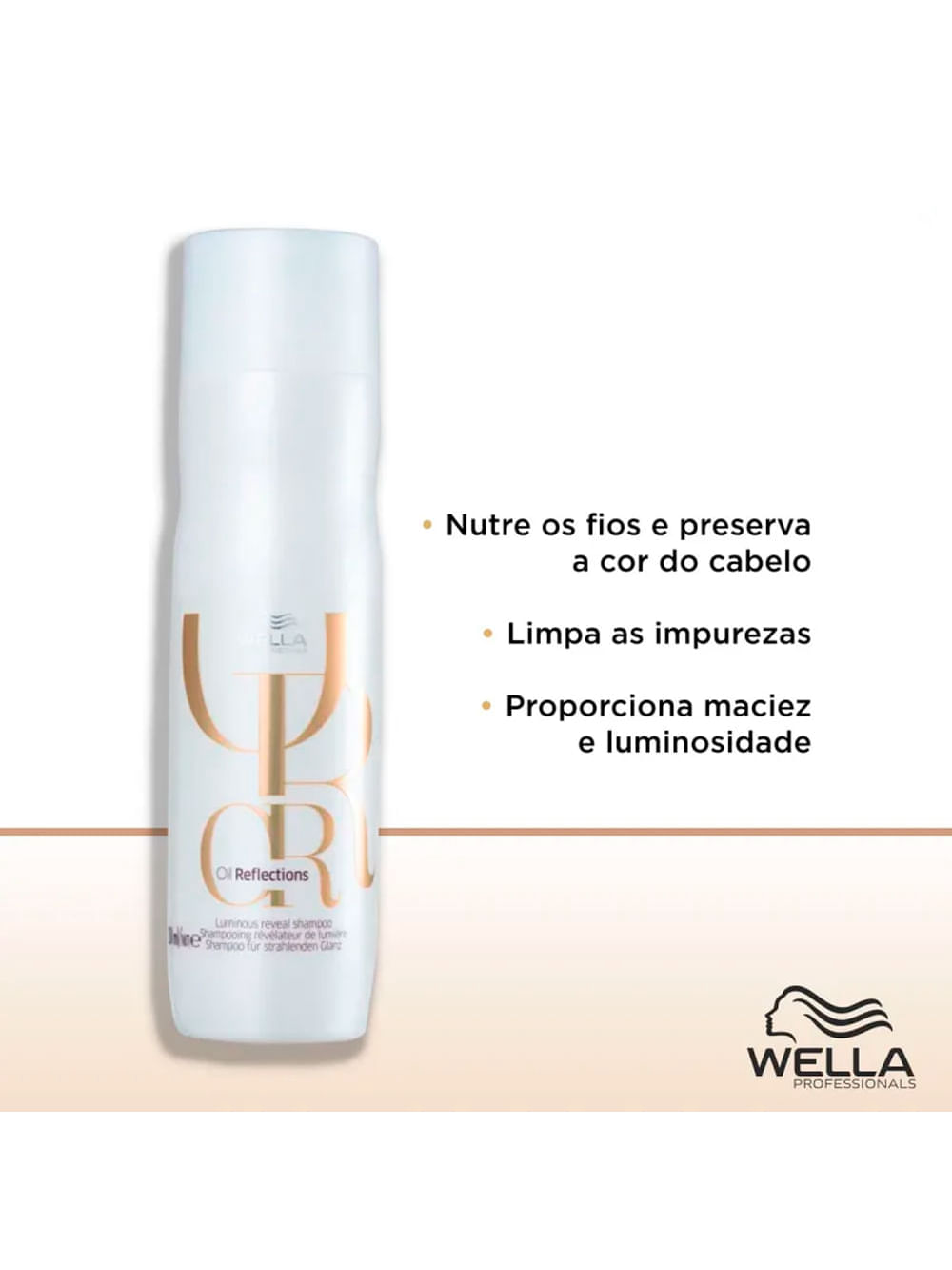 Wella Oil Reflections - Shampoo 250ml - Drogarias Tamoio