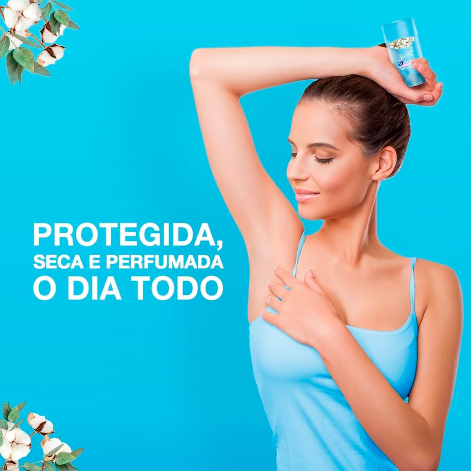Secret Powder Protect Fresh Defense - Desodorante 45g - Drogarias Tamoio